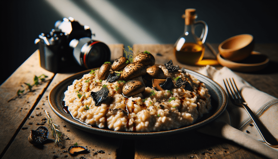 Manitoba Wild Rice Risotto with Sautéed Mushrooms and Truffle Oil - The ...